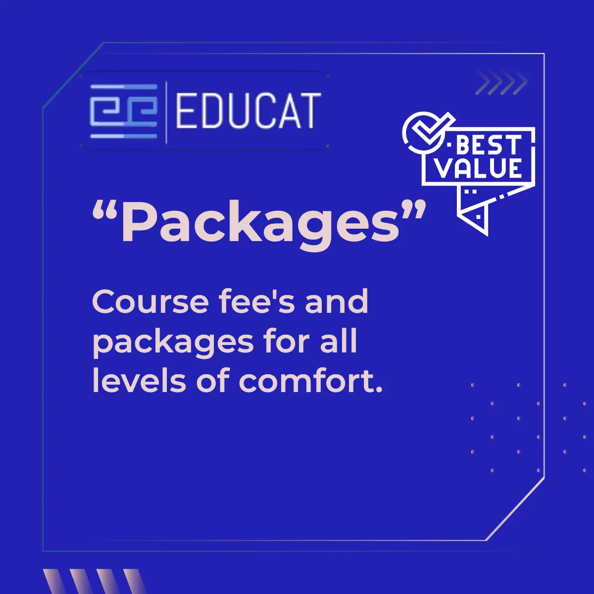 Erasmus+ training course package prices - Educat Ltd
